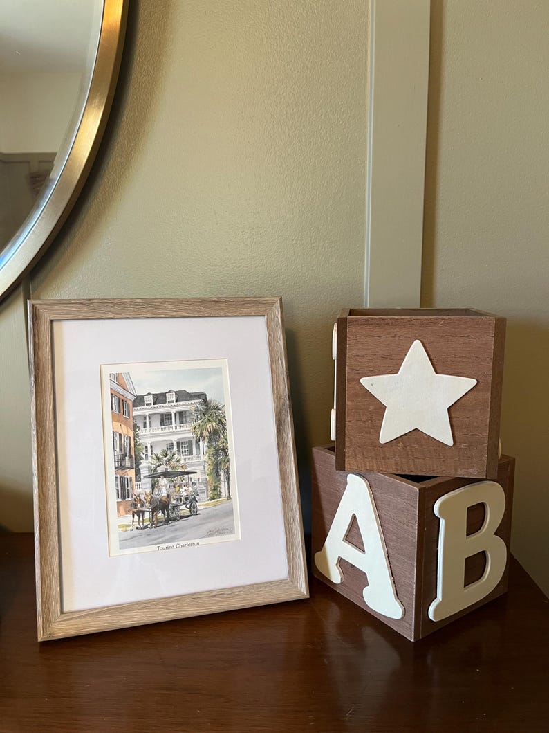 ABC Wood Blocks | Baby Shower Centerpiece | Birthday Party Centerpiece ...
