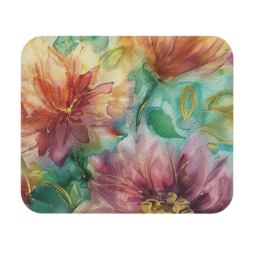 Rectangle Mouse Pad, Pink Girly Desk Mat, Cute Aesthetic Mousepad for ...