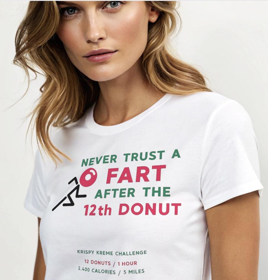 Funny 2025 Krispy Kreme Challenge Tee, Raleigh NC Unisex Heavy Cotton T ...