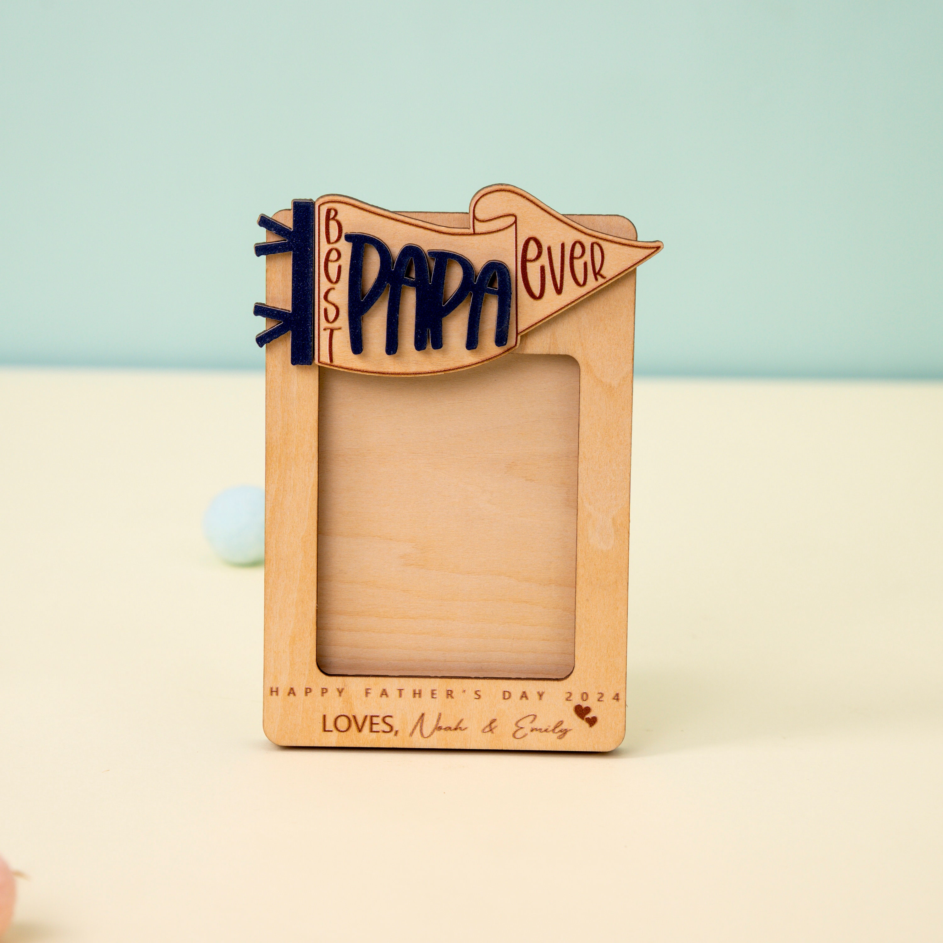 Personalized Dad Photo Car Visor Clip, Custom Picture Frame Sun Visor ...