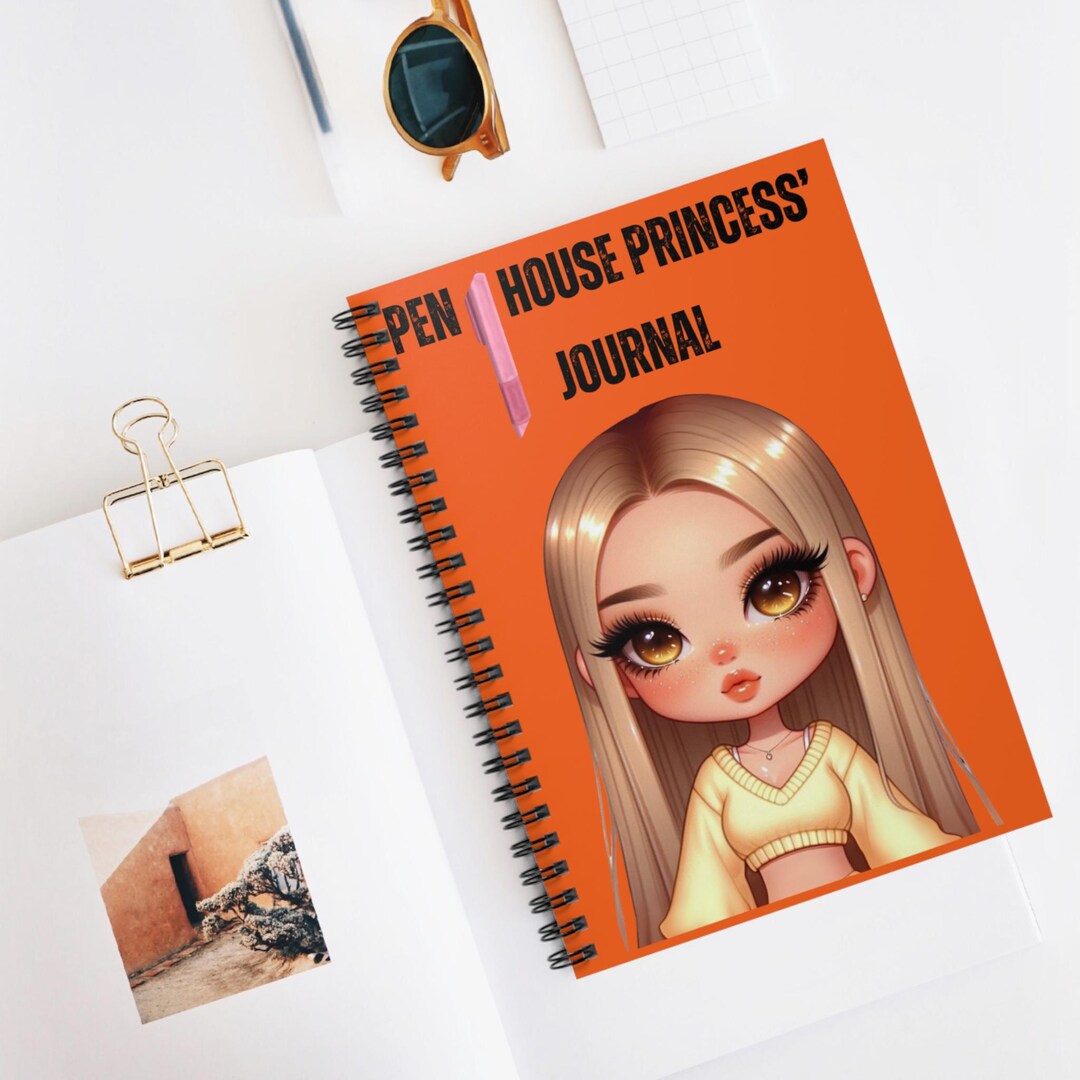 Young Girl's Spiral Journal - Ruled Line, Notebook for Girls, Cute ...