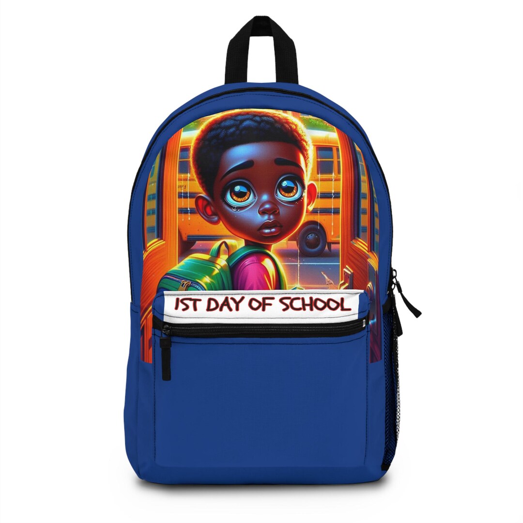 First Day of School Little Boy Backpack /cute & Fun Backpack for Kids ...