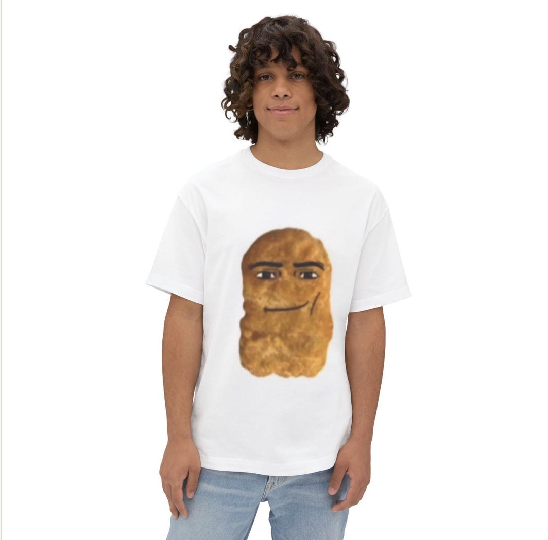 Brainrot Sigma Chicken Nugget - Etsy