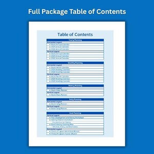 2025–2026 Printable PDF Planner - Dated and Blank Templates in ...