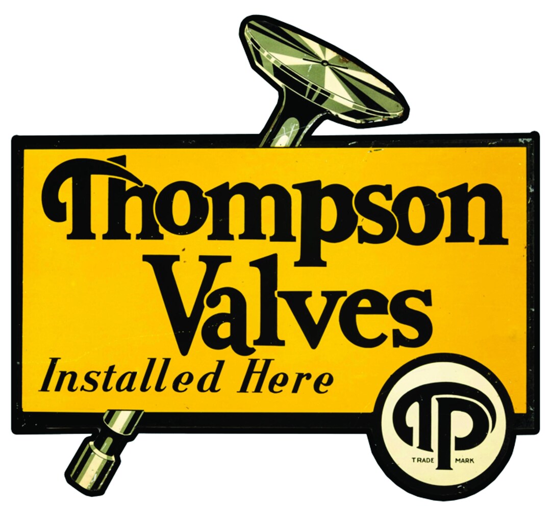 Thompson Valves Laser Cut Out Metal Sign - Etsy