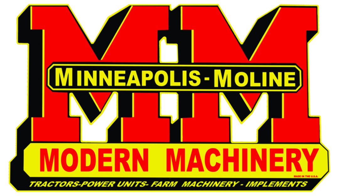 Minneapolis - Moline 36" X 21" Laser Cut Metal Sign. Mase in USA/ - Etsy