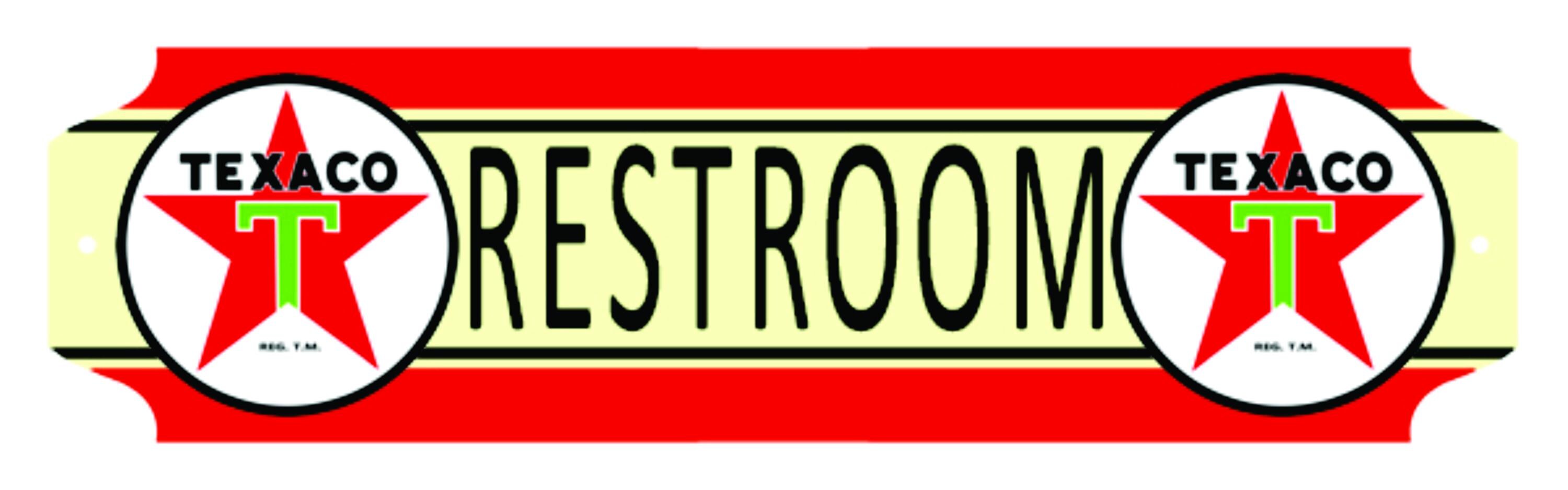 Restroom Texaco Company Cut Out Metal Sign - Etsy