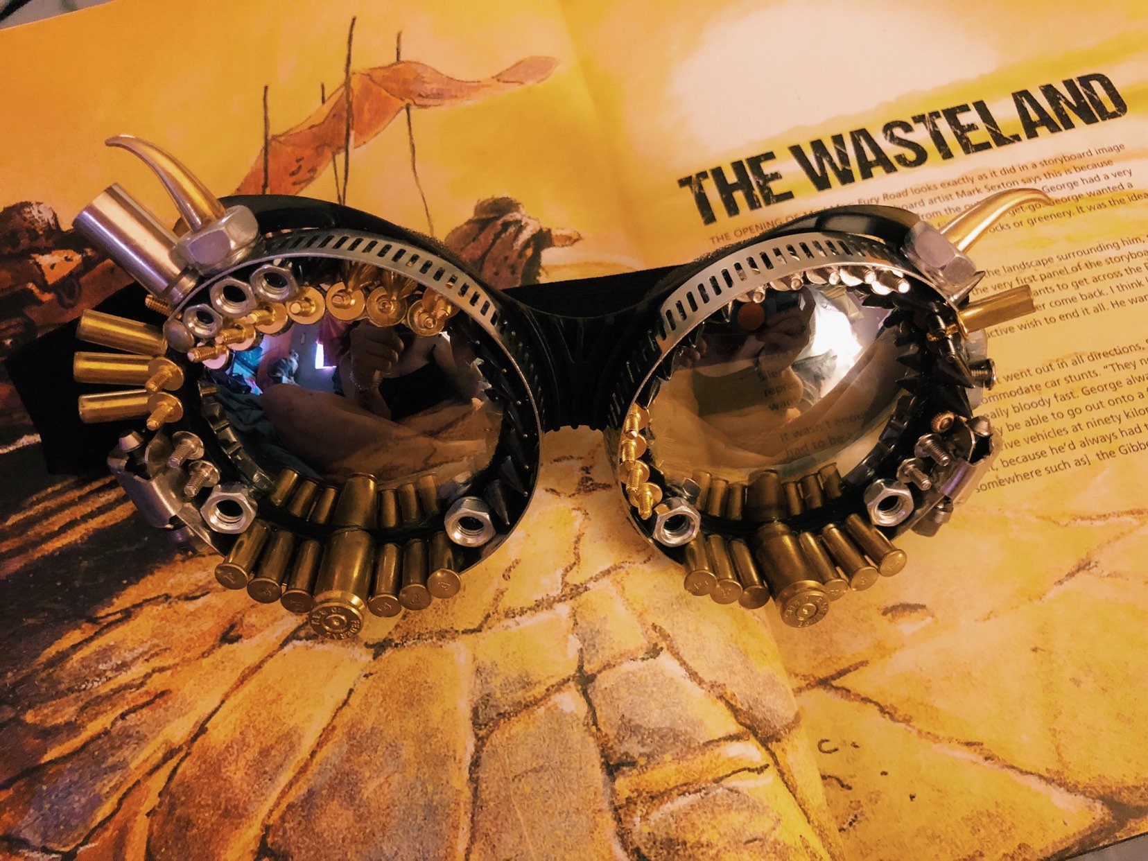 The Devil's Little Helper: Unisex Steampunk Post Apocalyptic Goggles ...