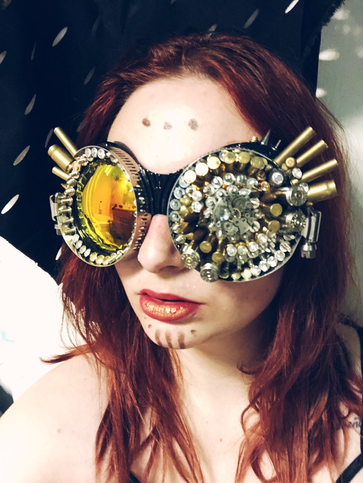 Apocalypse Eyepatch: Unisex Steampunk Post Apocalyptic Goggles for ...