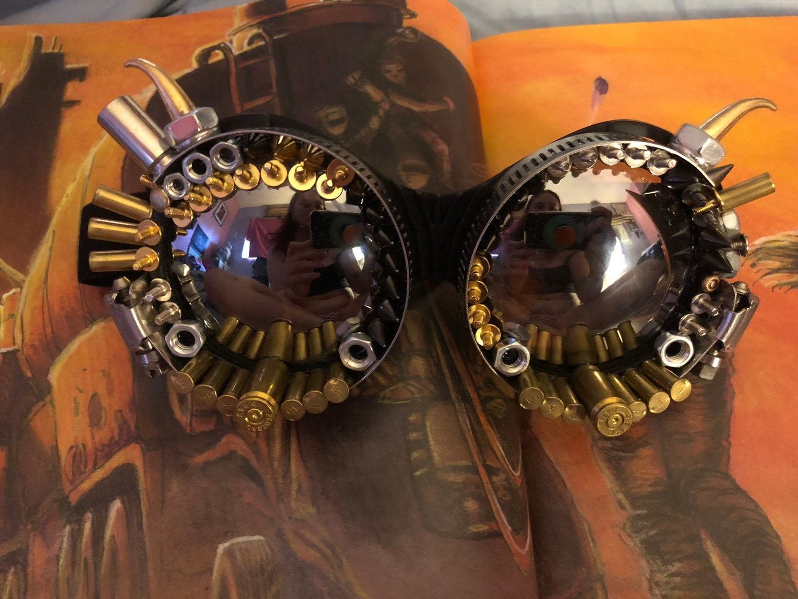 The Devil's Little Helper: Unisex Steampunk Post Apocalyptic Goggles ...