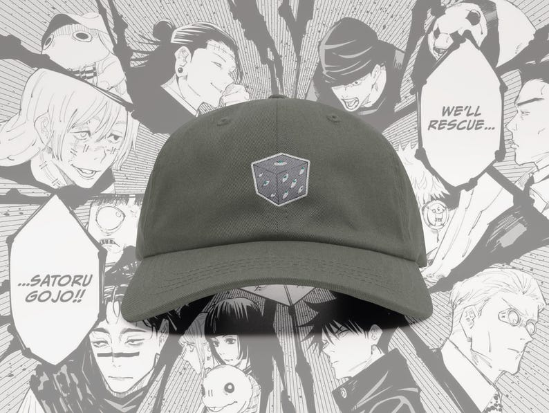 Jujutsu Kaisen JJK Prison Realm Seal Gojo Box Embroidered Minimalist ...