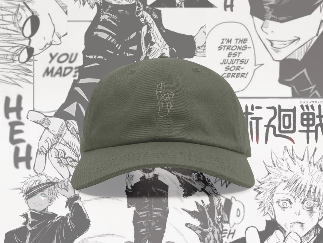 Satoru Gojo Hand Gesture Domain Expansion Cap - Jujutsu Kaisen (JJK ...