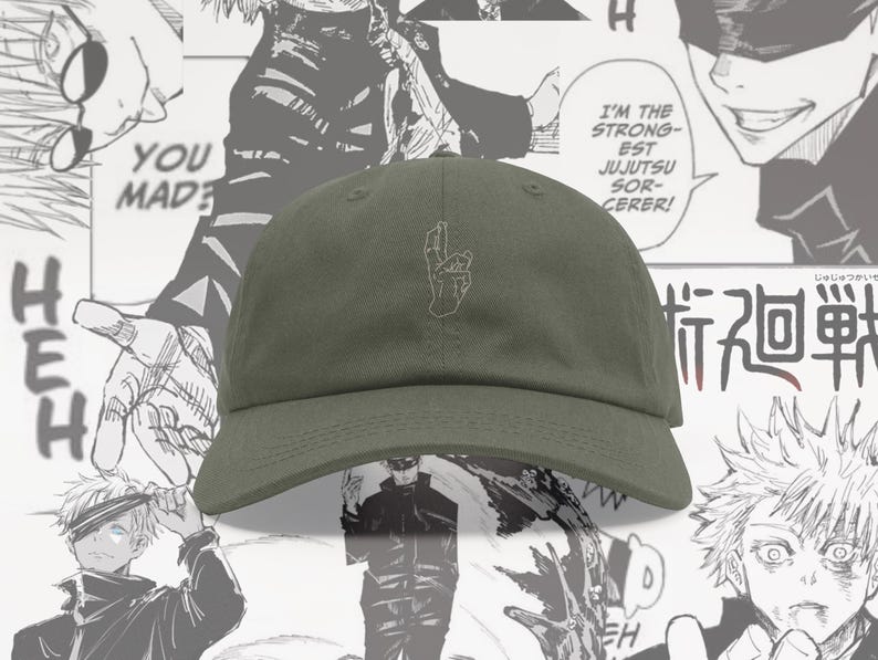 Satoru Gojo Hand Gesture Domain Expansion Cap - Jujutsu Kaisen (JJK ...