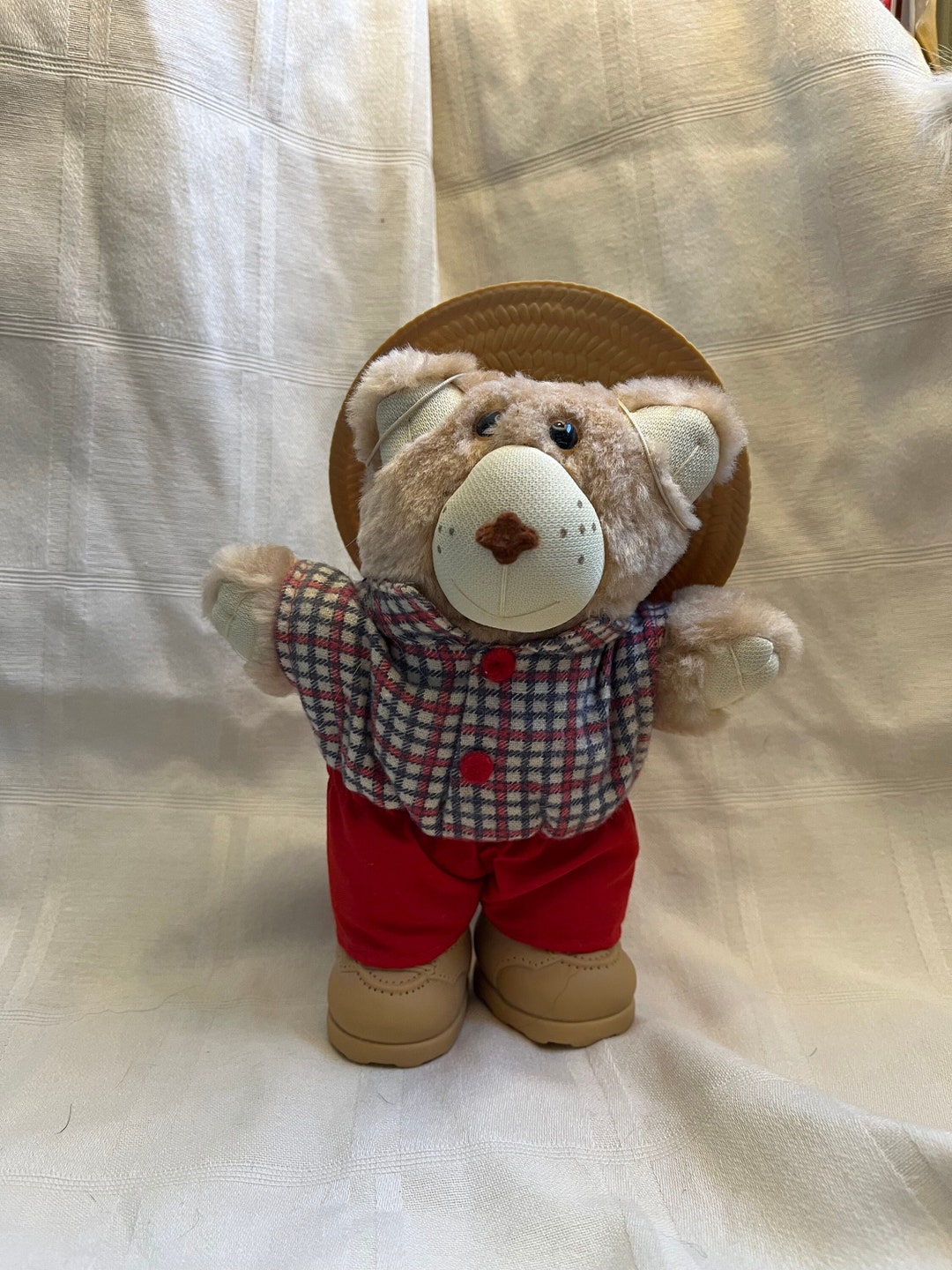 Furskins "boone" Bear 1986 Wendy’s Xavier Roberts Retro Mini Plush Bear ...