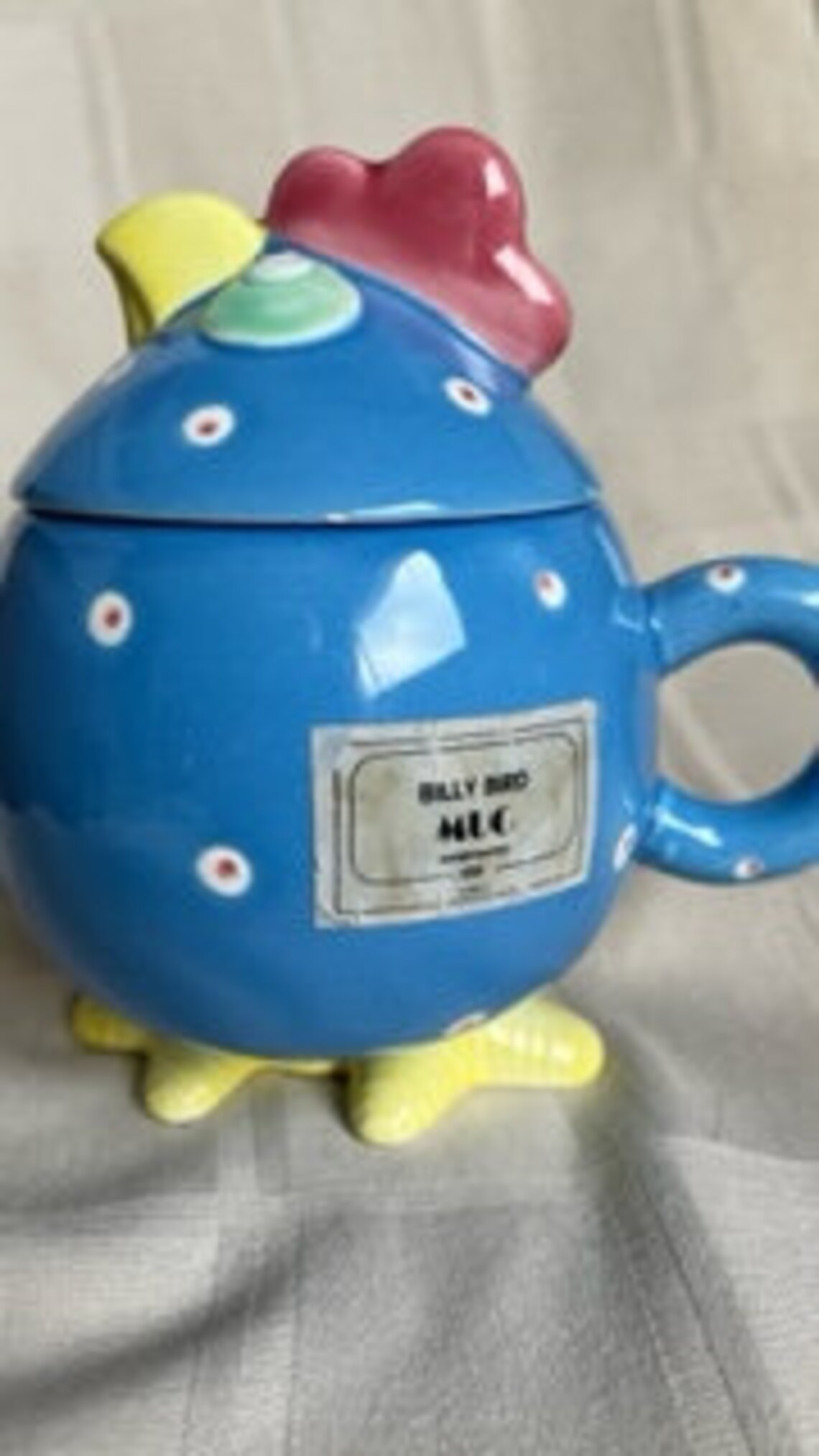 RARE Vintage Fitz and Floyd Fantasy Fair Blue billy - Etsy Canada