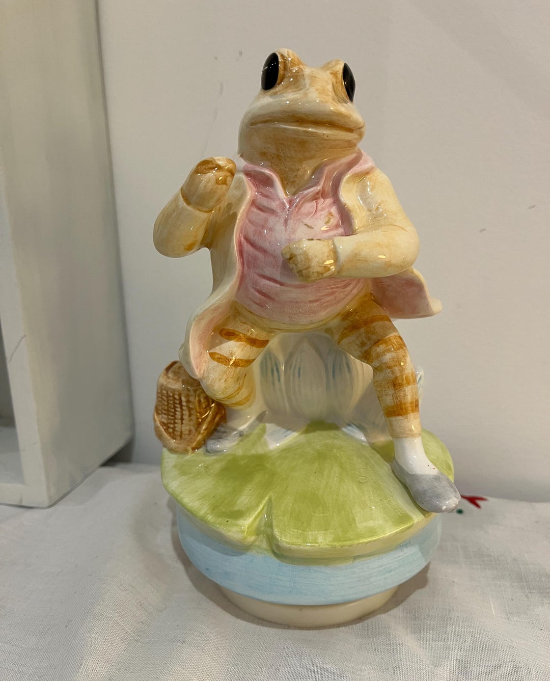 Schmid Beatrix Potter Jeremy Fisher Musical Box 1970s - Etsy