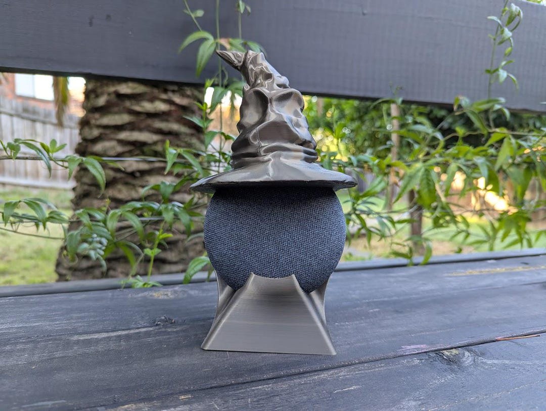 3D Printed Wizard Sorting Hat Stand & Cover for Google Home Mini ...