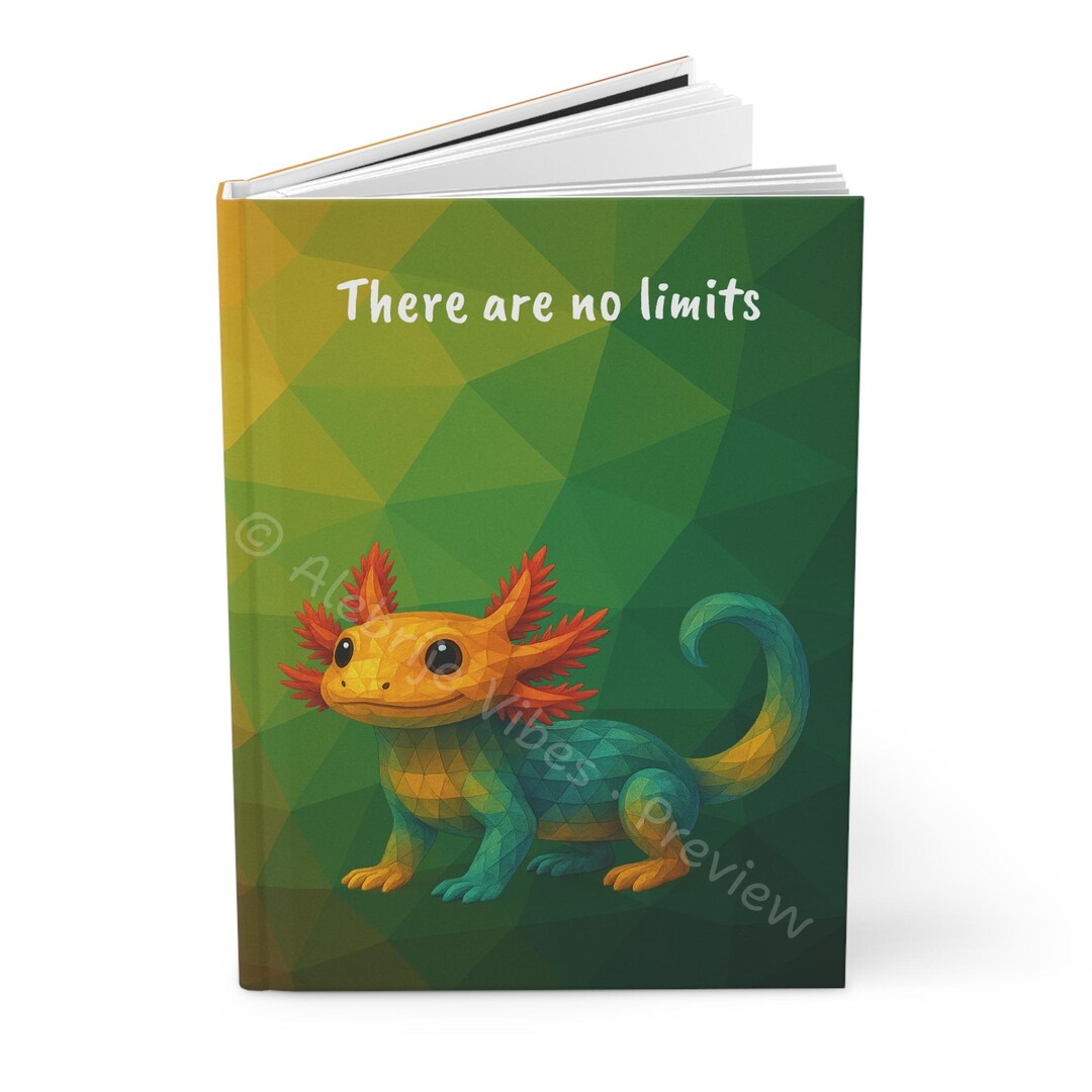 Alebrije Axolotl Journal: Polygon Hardcover Notebook Collection ...