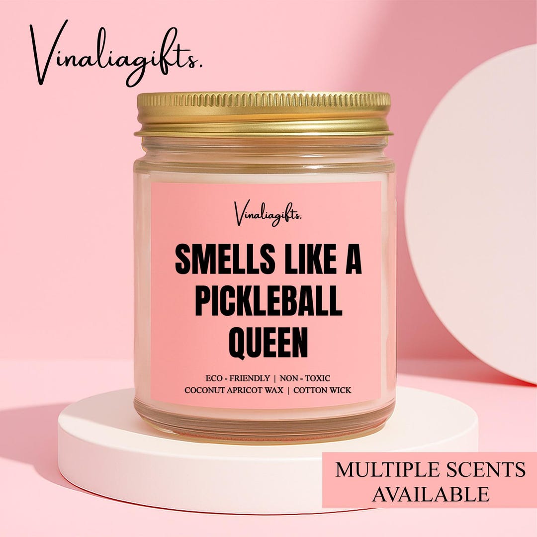 Pickleball Queen Candle, Pickleball Candle, Pickleball Gifts ...