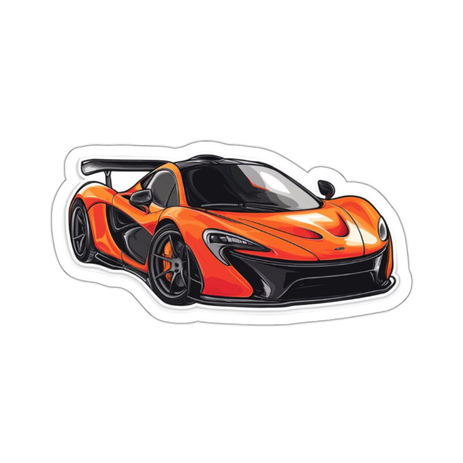 Mclaren P1 Sticker Premium Quality Kiss-cut Stickers for Car ...