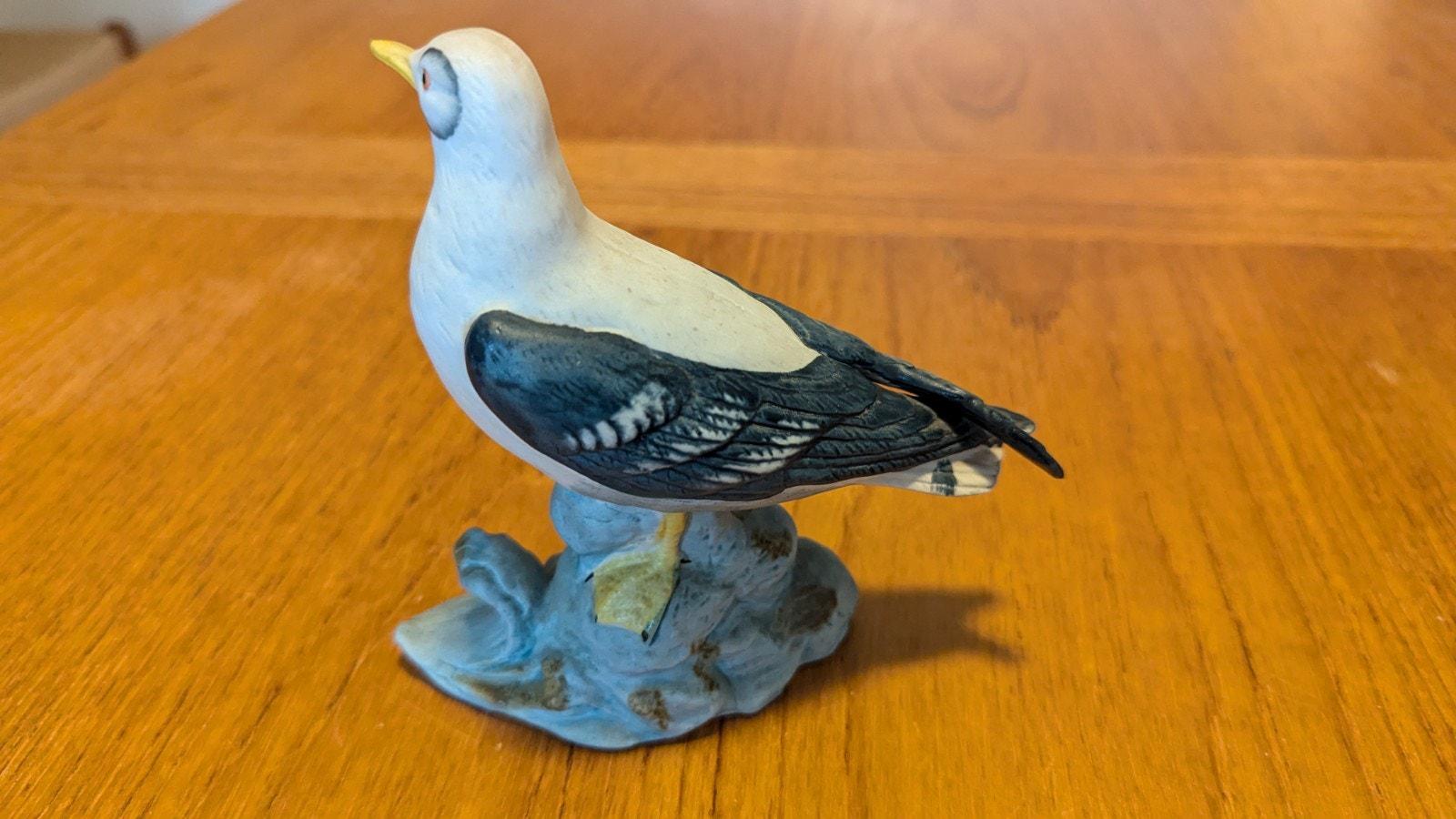 Vintage Porcelain Seagull Figurine Statue - Collectible - Unbranded - Etsy