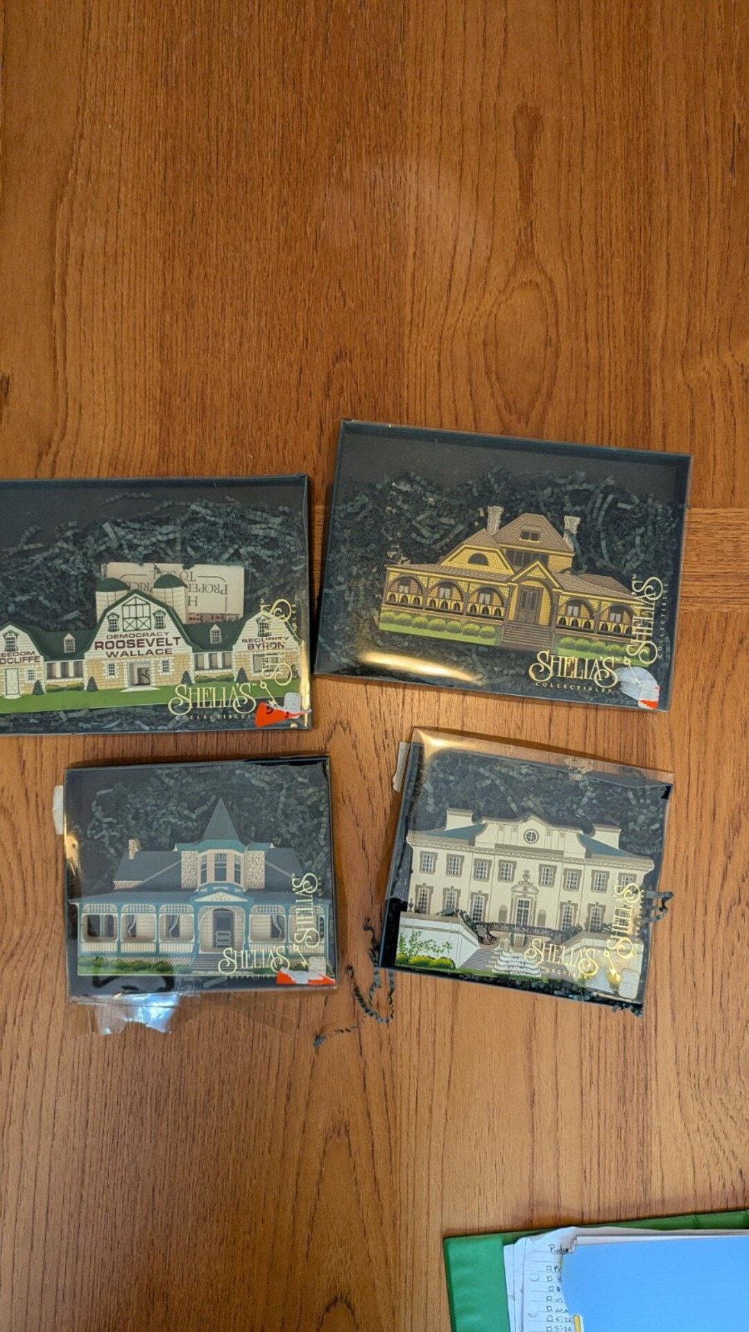 Sheila's Collectibles Set of 3 Houses Atlanta and 1 Barn Maryland - in ...