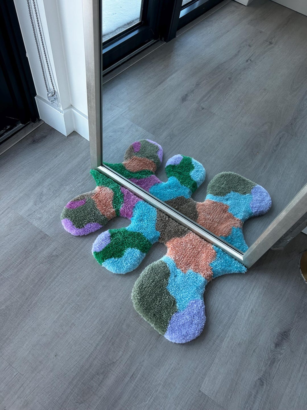 Drip Tufted Rug handmade - Etsy