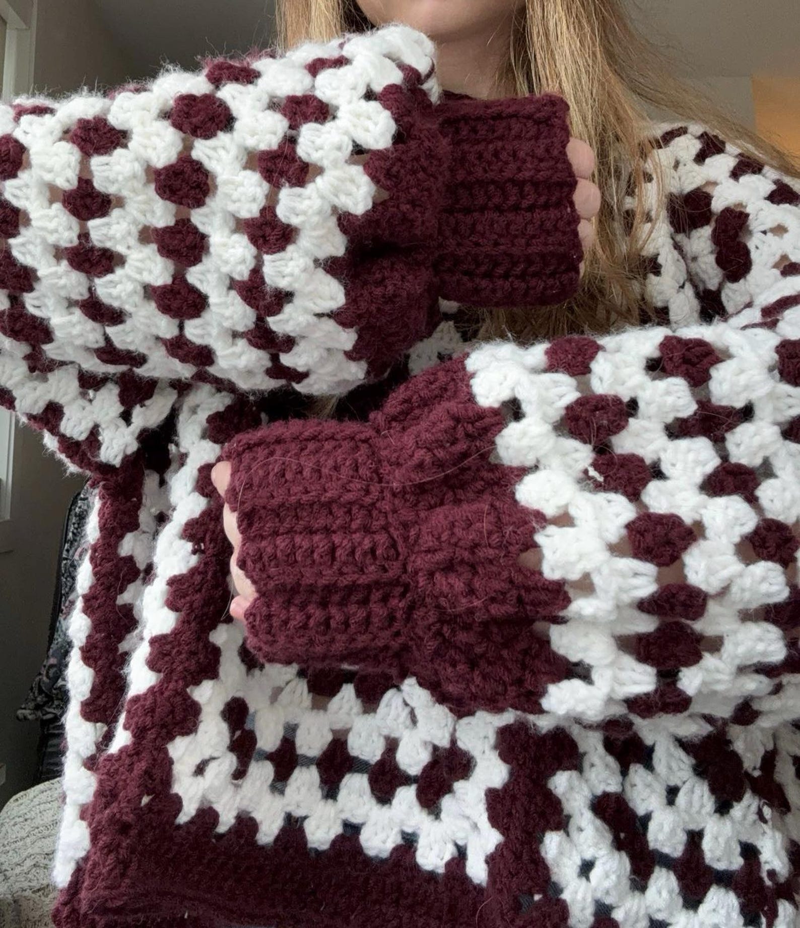 Granny Square Sweater - Etsy