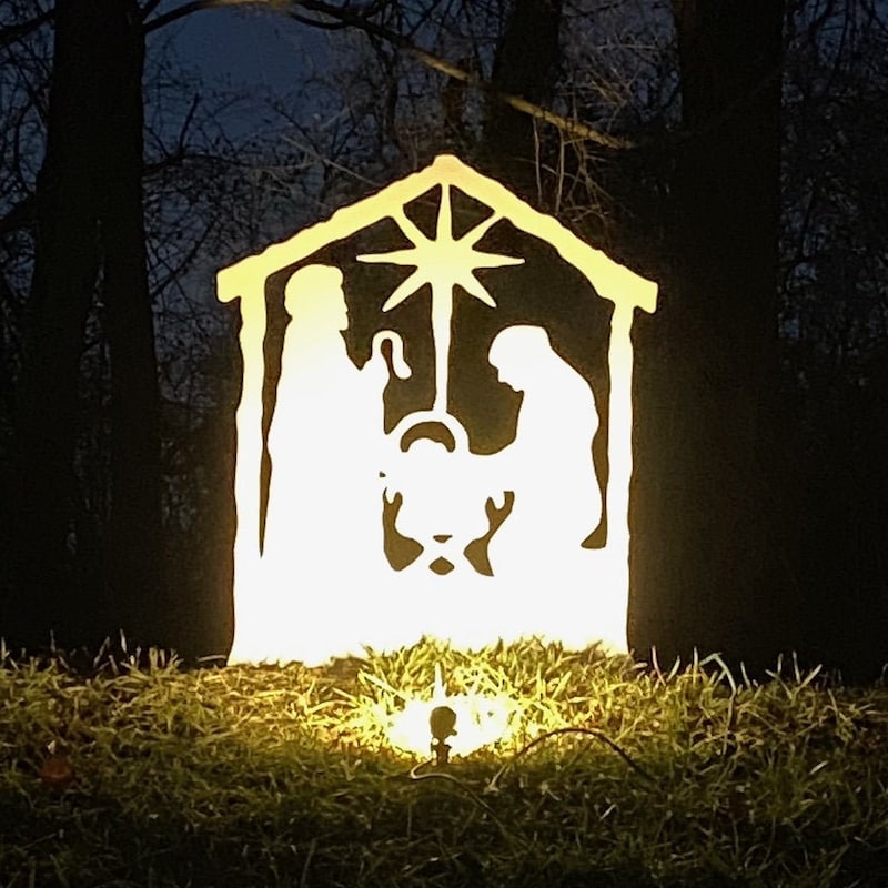 Outdoor Nativity Scene - Etsy