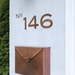 Set of 4 /rustic House Numbers or Letters 2 up to - Etsy