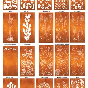 Unique Garden Sculpture Outdoor Metal Privacy Screen Art - Etsy