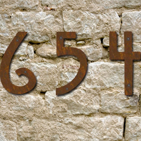 Mission Styled House Numbers - Etsy