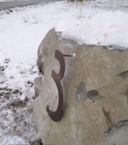 Set of 3 / Rustic Mission Style House Numbers or Letters | Etsy