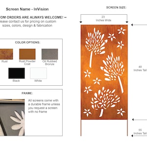 Unique Garden Sculpture Outdoor Metal Privacy Screen Art - Etsy