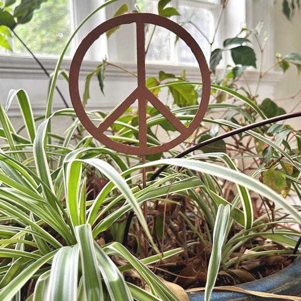 Peace Sign Yard Art - Etsy