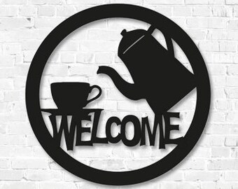 Metal Tea Sign - Etsy