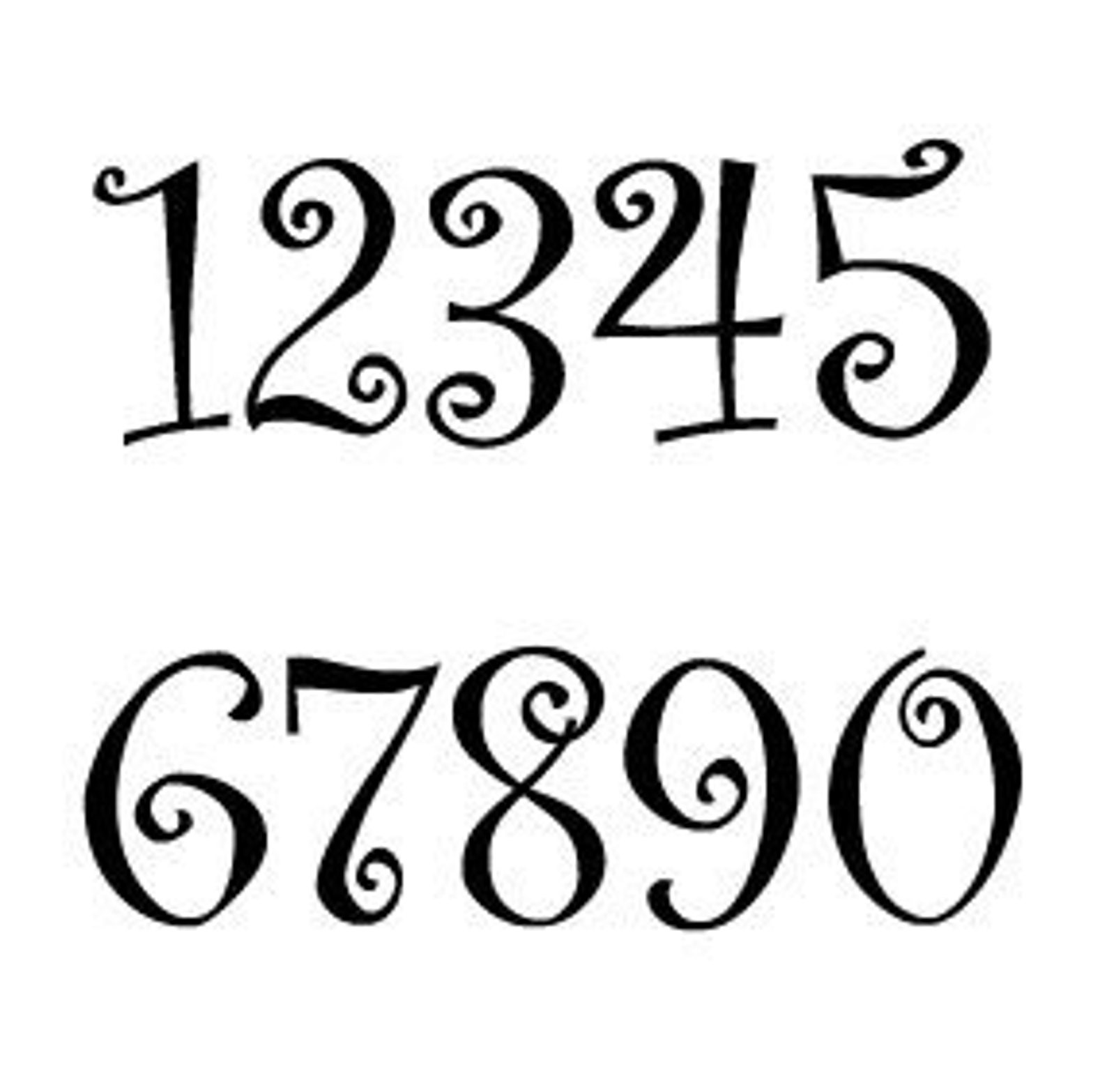 Set of 3 / Rustic House Numbers or Wall Letters 2 up to - Etsy