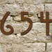 Set of 1 / Rustic Mission Style House Number or Letter 2 up to 8 ...