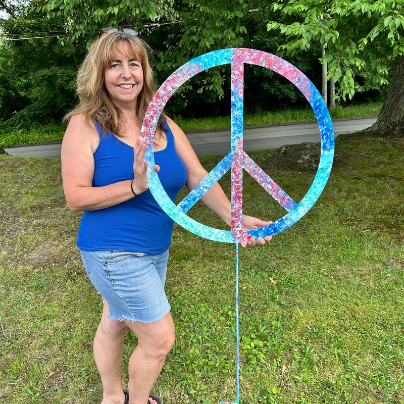 Peace Sign Wall Art - Etsy