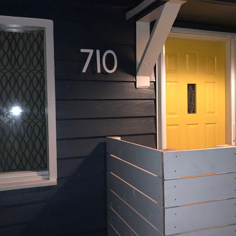 Set of 3 / Mission Style House Numbers or Letters 2 up | Etsy