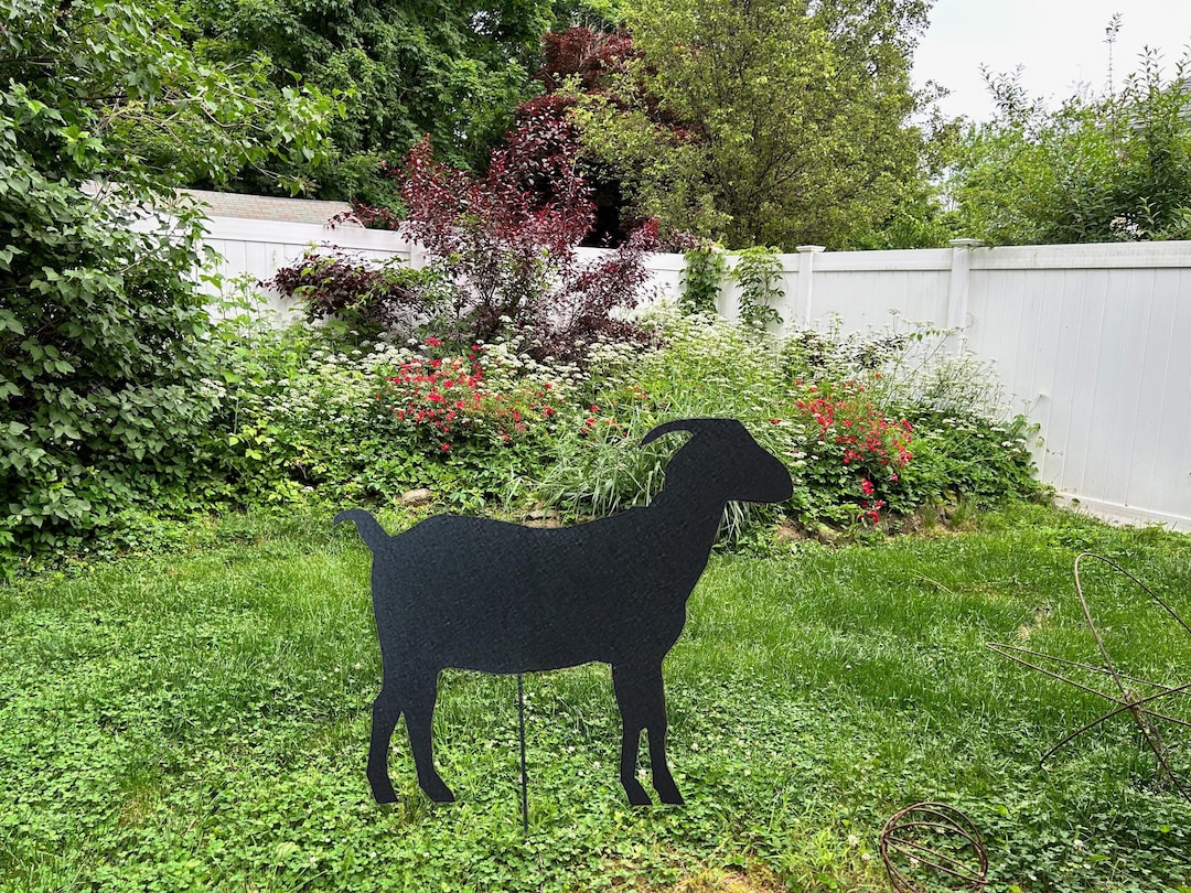 Goat Statue or Wall Art, Goat Gifts, Garden Art, Pet Memorial Idea, Pet ...