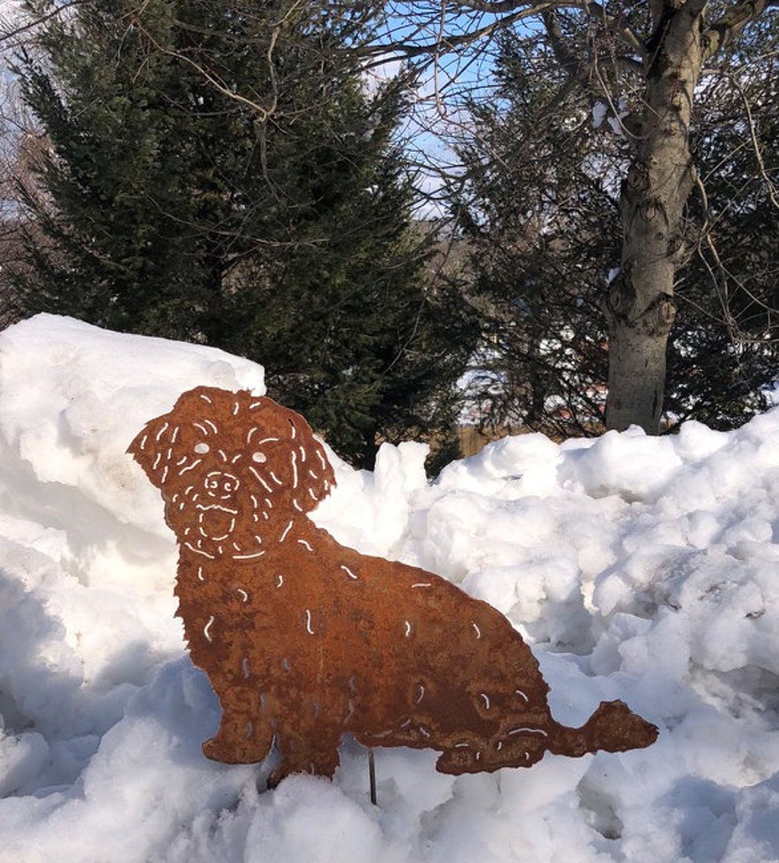 Havanese Garden Stake or Metal Wall Art Pet Dog Memorial - Etsy