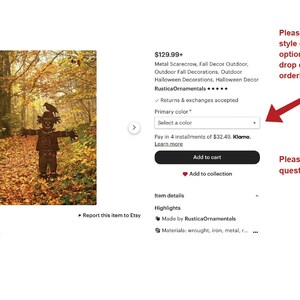 Unique Scarecrow Garden Sculpture for Fall Decor and Summer Harvest ...