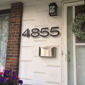 Set of 3 / Rustic Mission Style House Numbers or Letters - Etsy