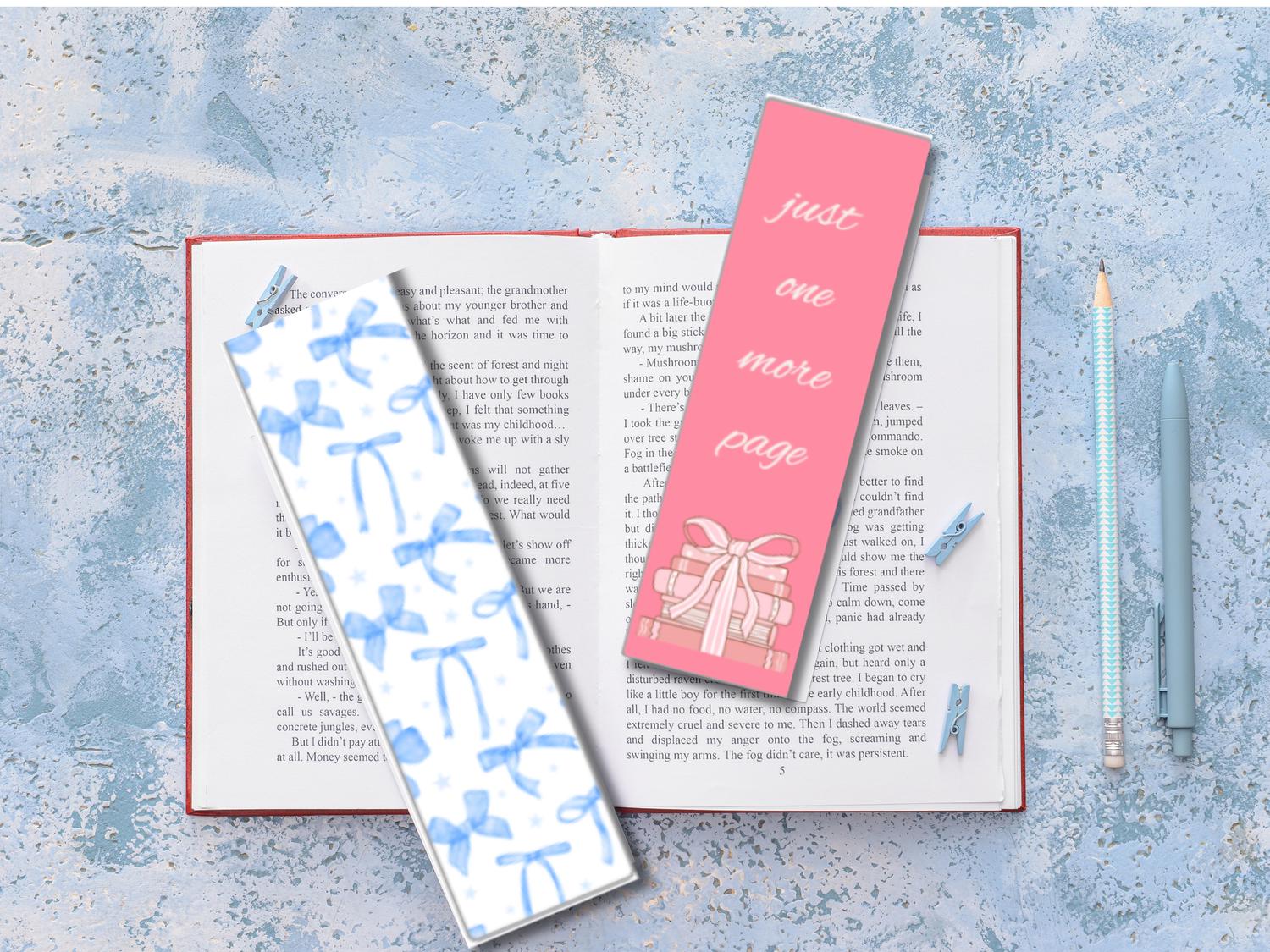 Set of 16 Coquette Printable Bookmarks, Cute Pastel, Digital Download ...
