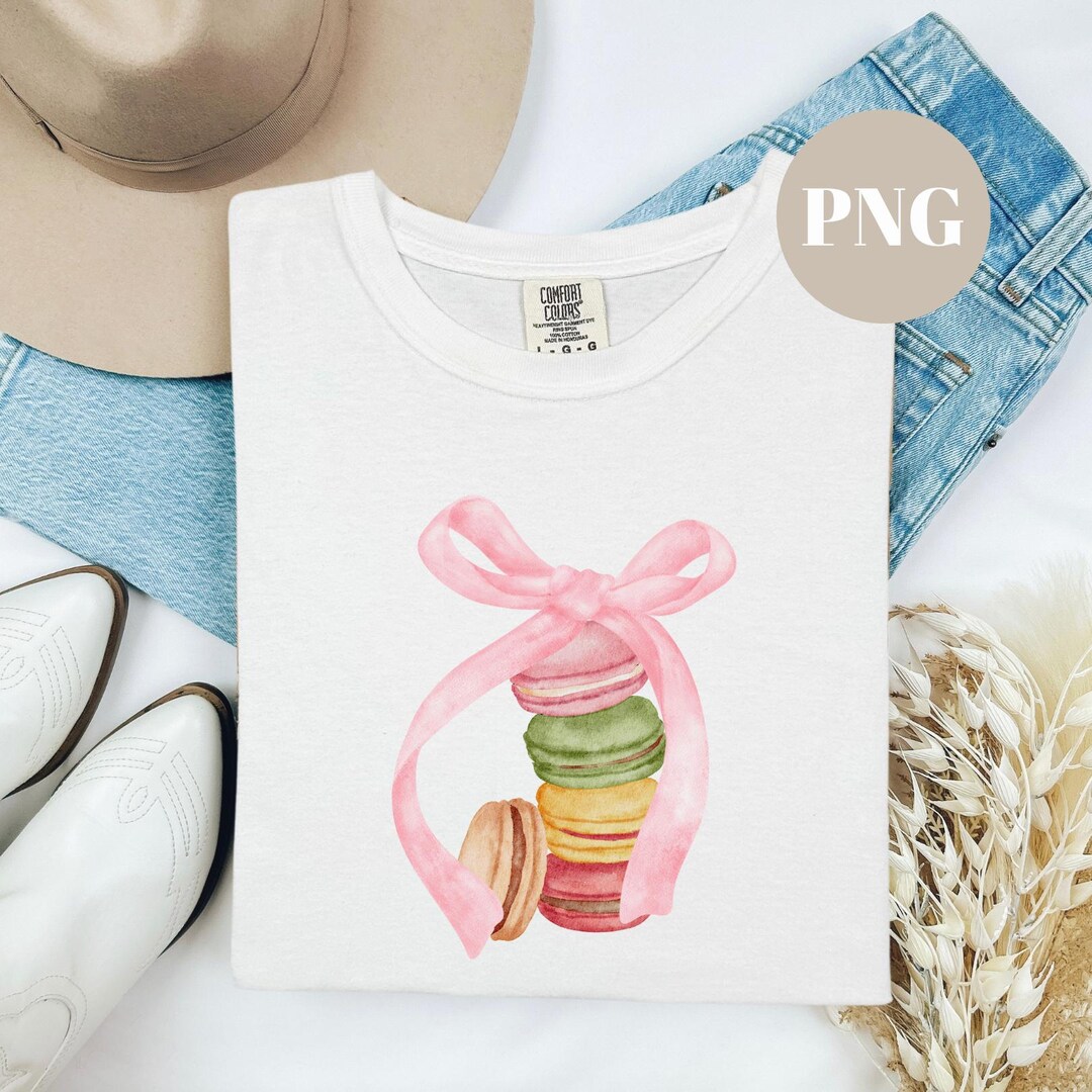 Macaroon Designs, Macaroons With Ribbon Sublimation Designs Downloads ...