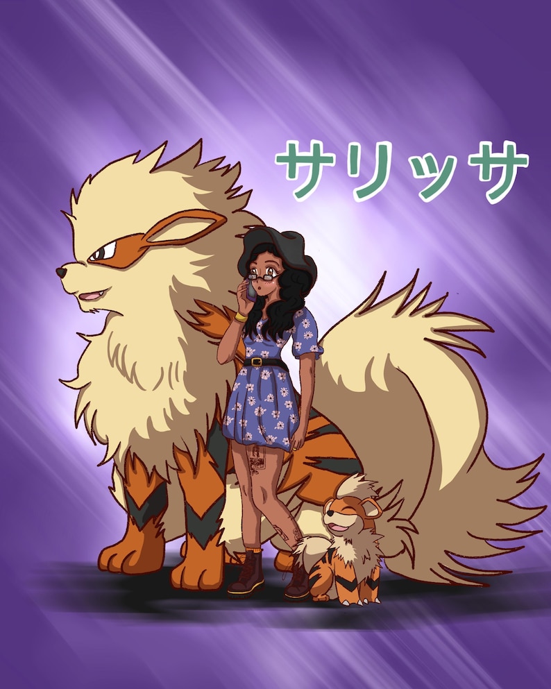 Custom Pokemon Trainer Portrait, Digital Art Commission - Etsy