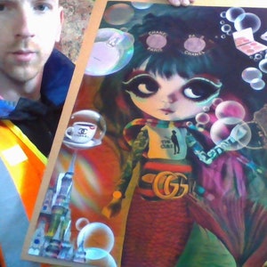 Meet Chanel -mixed Media Art Print by Avabunny- Unframed - Etsy