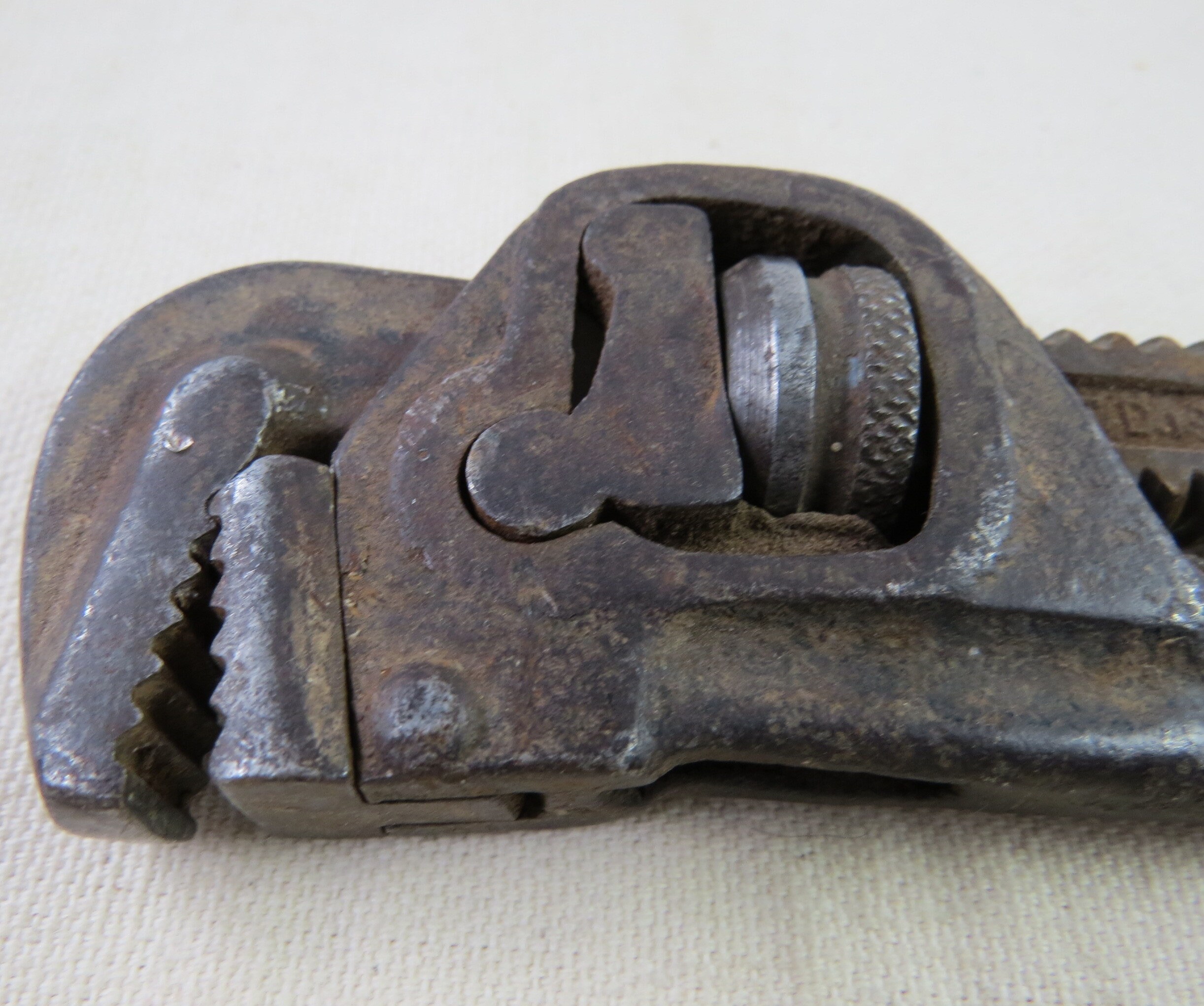 Antique Pipe Wrench, 8 in Cochran 1900's, Rustic Monkey Wrench Tool - Etsy