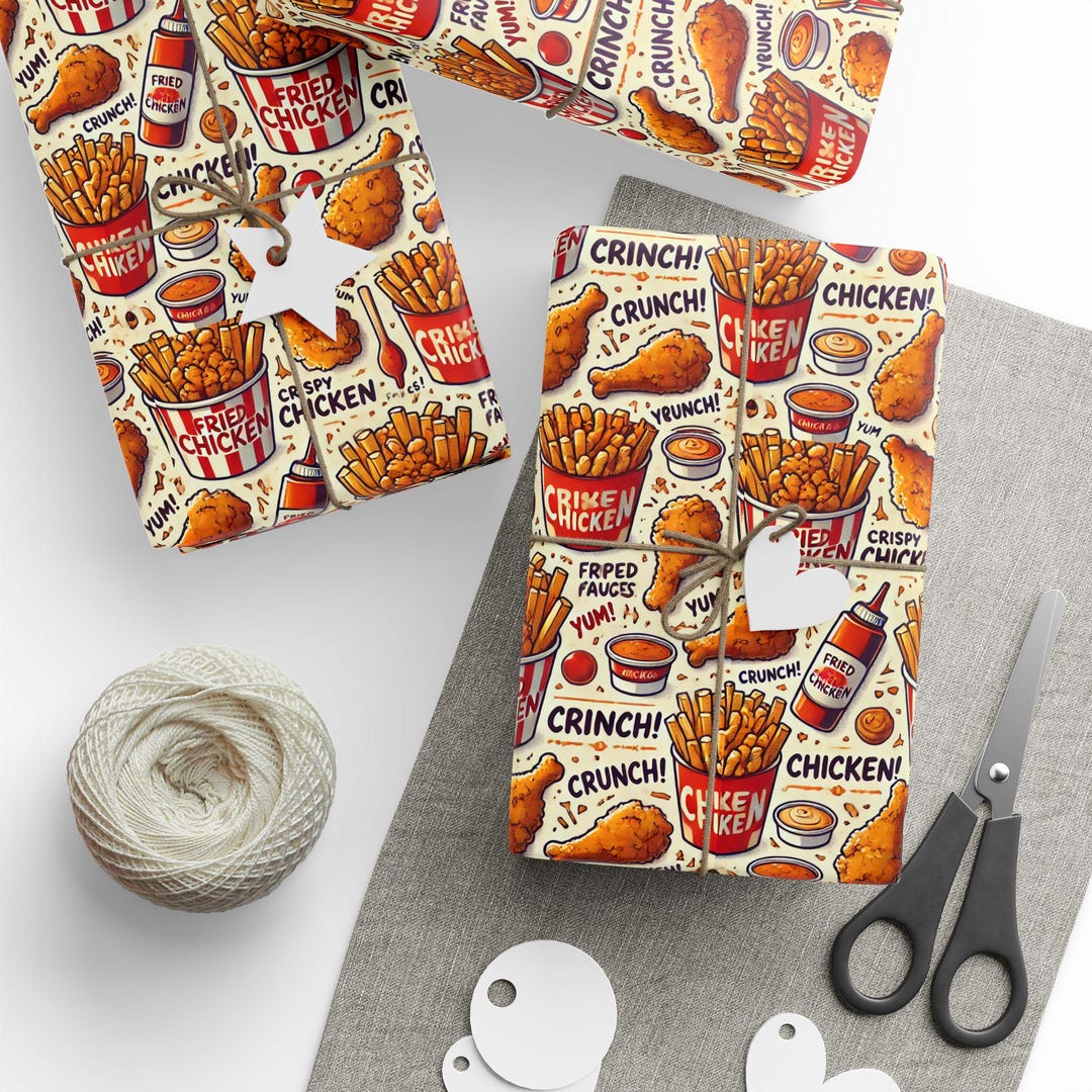 Fried Chicken Wrapping Paper - Etsy